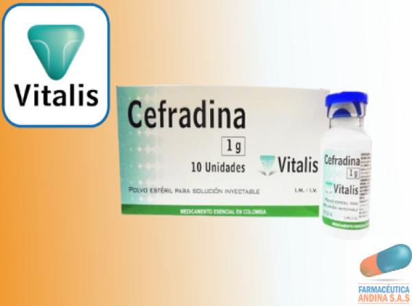 CEFRADINA 1 GMO AMPOLLA X UNIDAD