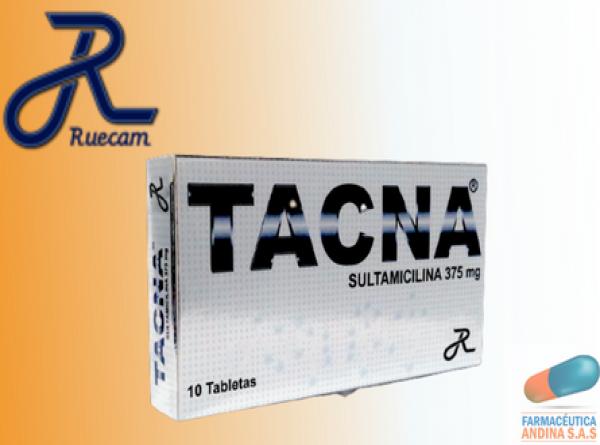 SULTAMICILINA 375 MG CJX 10 TAB * TACNA