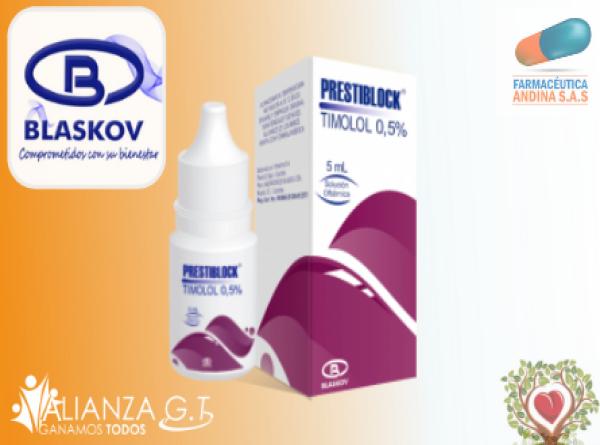 GOTAS OFTALMICAS TIMOLOL 0.5% FCO X 5ML