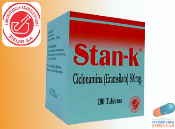 STAN-KA 500 MG BLISTER X 100 TAB