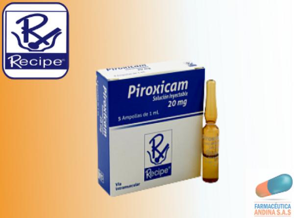PIROXICAM 20 MG CAJA X 5 AMP RECIPE