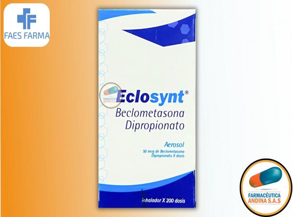 BECLOMETASONA DIPROPIONATO BUCAL 50 MCG FRASCO X 200 DOSIS (ECLOSYNT ...