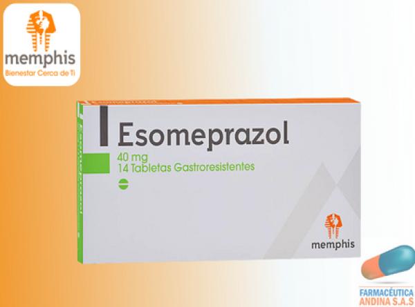 ESOMEPRAZOL 40 MG CJX 14 TAB MEMPHIS