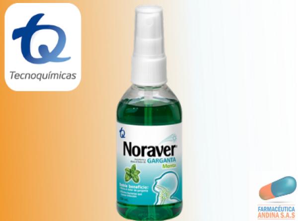 NORAVER GARGANTA MENTA C/VALVULA X 120ML