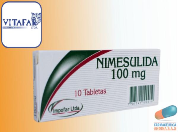 NIMESULIDA 100 MG CAJA X 10 TAB IMPOFAR