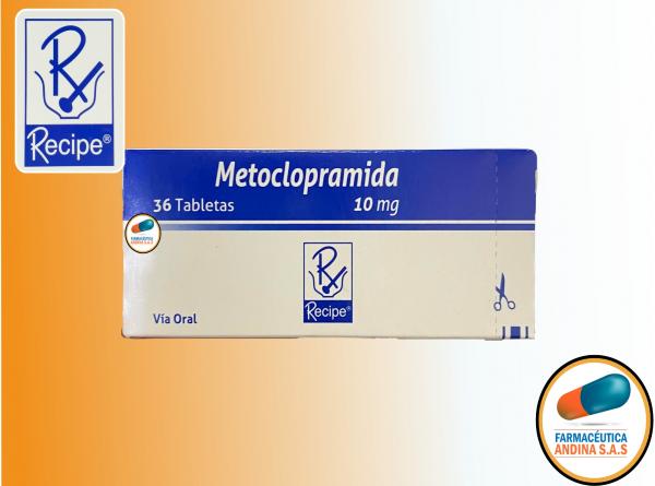 METOCLOPRAMIDA 10 MG CAJA X 36 TABS