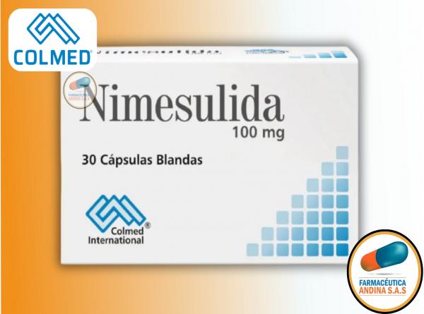 NIMESULIDA 100 MG CAJA X 30 CAPSULAS BLANDAS COLMED