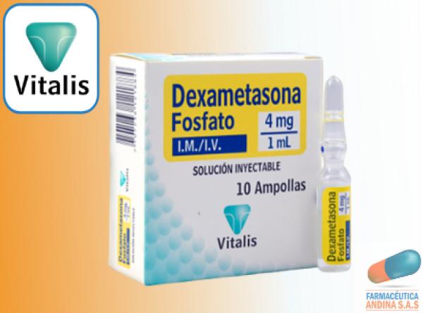 DEXAMETASONA 4 MG/ML AMP X 10 UNIDADE