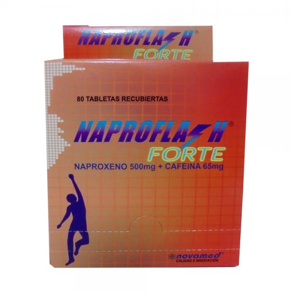 NAPROXENO+CAFEI 500/65 X80TAB NAPROFLASH