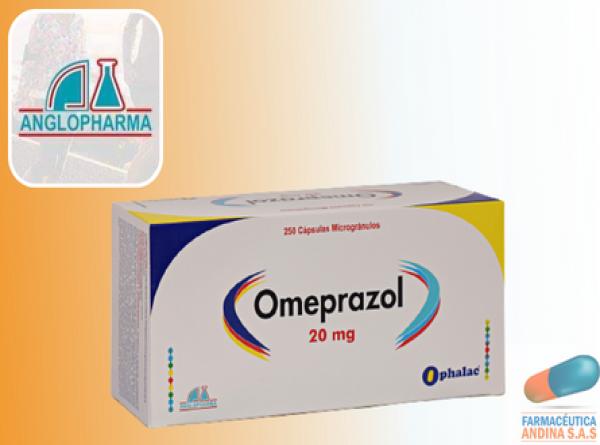 OMEPRAZOL 20 MG CJX 250 CAP ANGLOPHAR