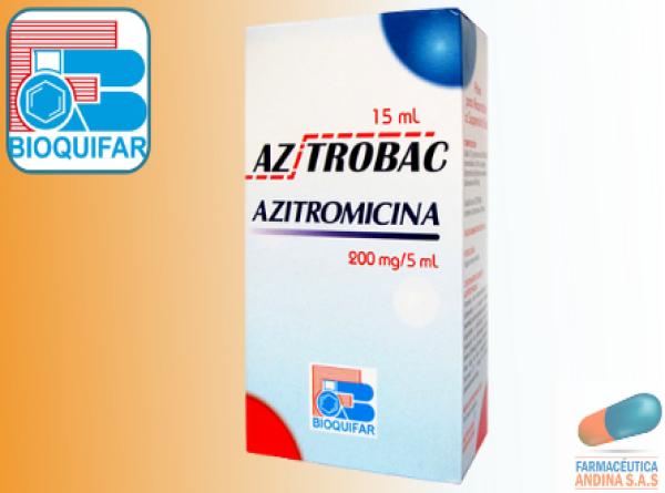 AZITROMICINA 200 MG SUSP 15 ML AZTROBAC