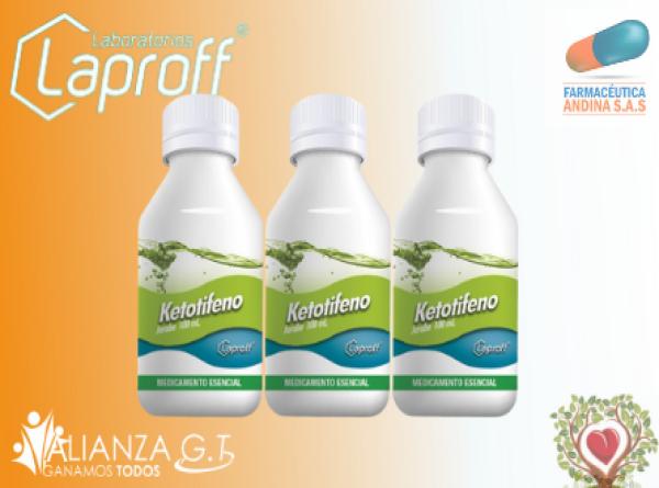 KETOTIFENO 1 MG JBE FCO X 100 ML LAPROFF