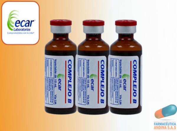 COMPLEJO B AMP FCO X 10 ML ECAR