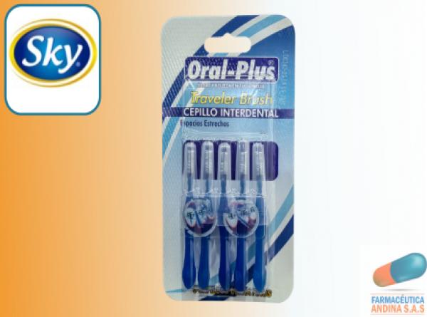 CEPILLO INTERDENTAL ESPACIOS/ESTRECHOS ORTODONCIA PAQUETE X 5 CEPILLOS ...