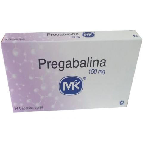 PREGABALINA 150 MG CAJA X 14 CAPS MK
